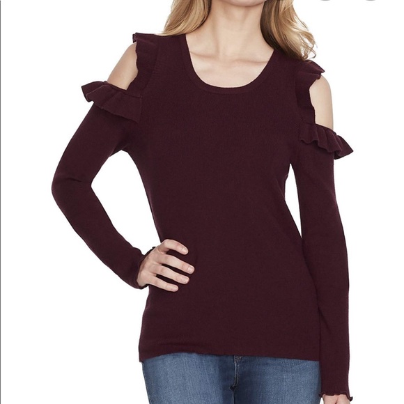 Jessica Simpson | Sweaters | Viscose Jessica Simpson Ruffle Sweater ...